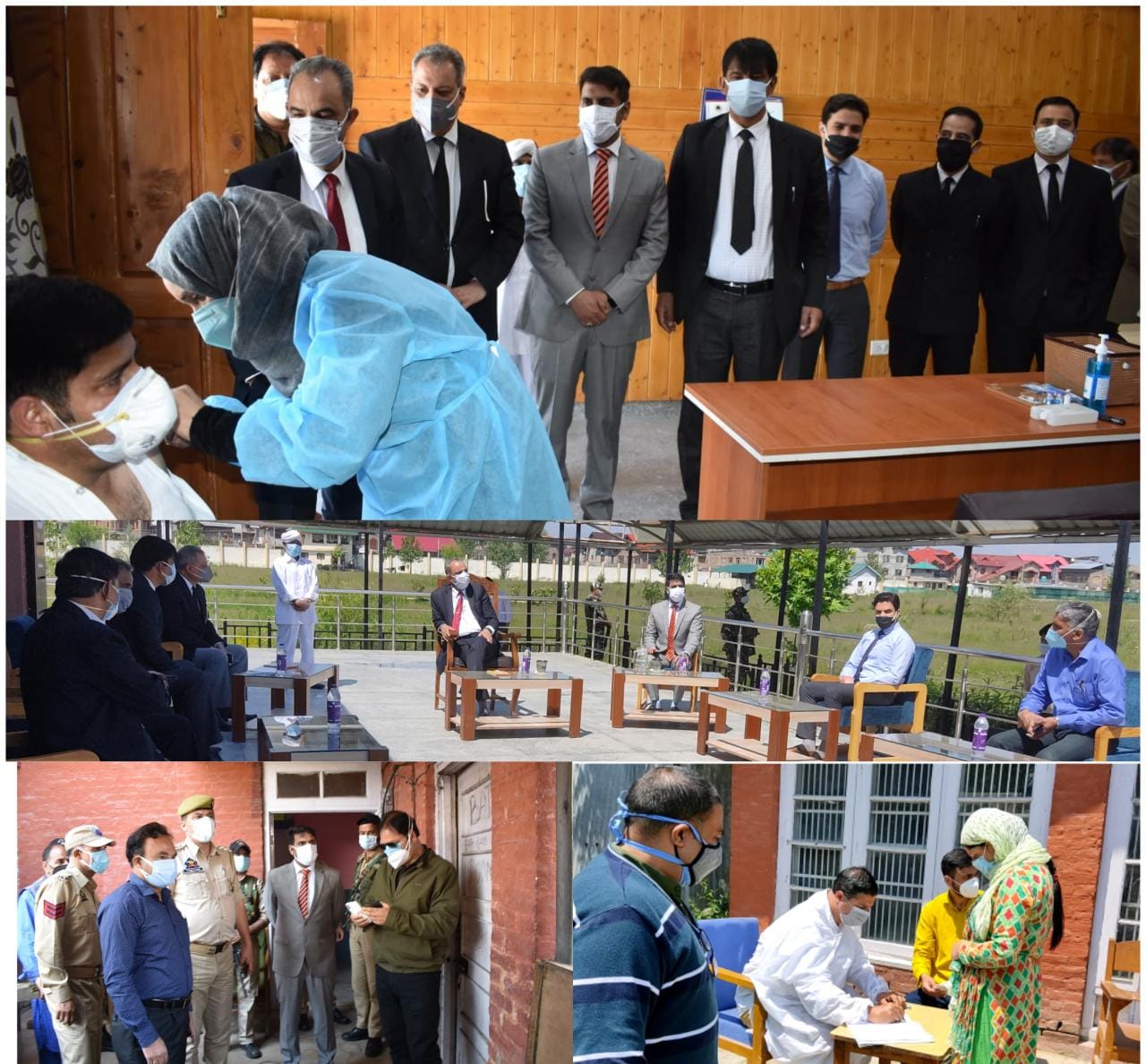 Justice Magrey visits District Court Complex Srinagar - North in News