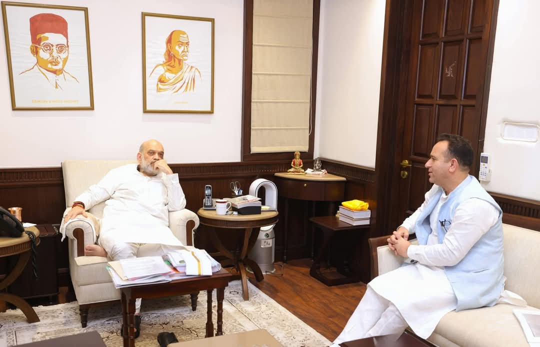 Sunil Sharma meets HM, discusses Security, development, Budget issues ...