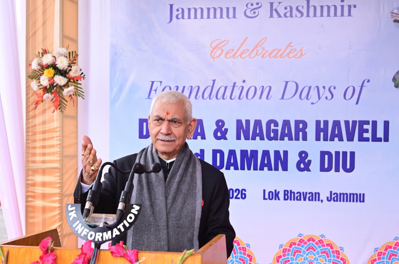 J&K Lok Bhavan celebrates Dadra and Nagar Haveli & Daman and Diu UT Day ...