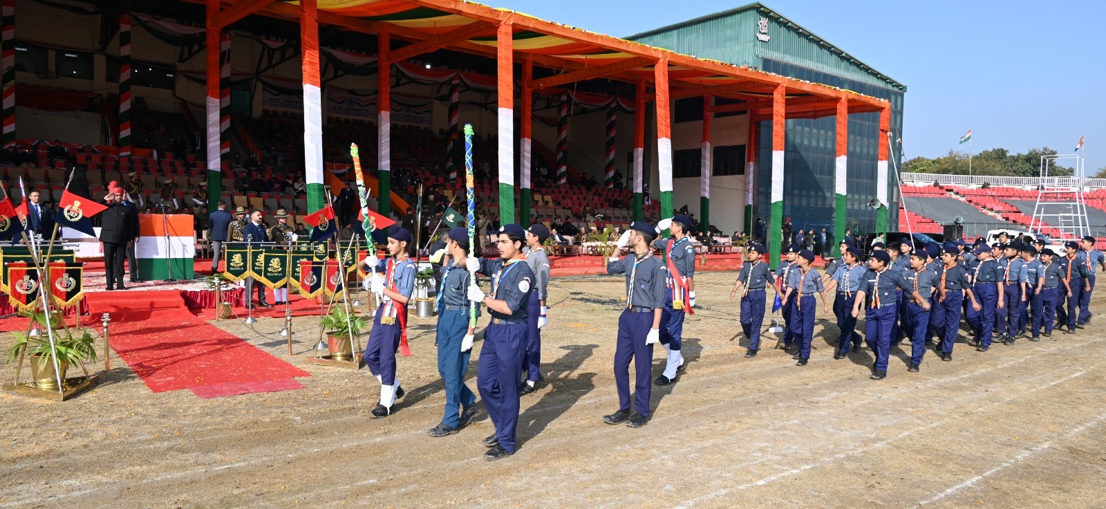 Republic Day 2026: Full Dress Rehearsal held at M A Stadium Jammu ...