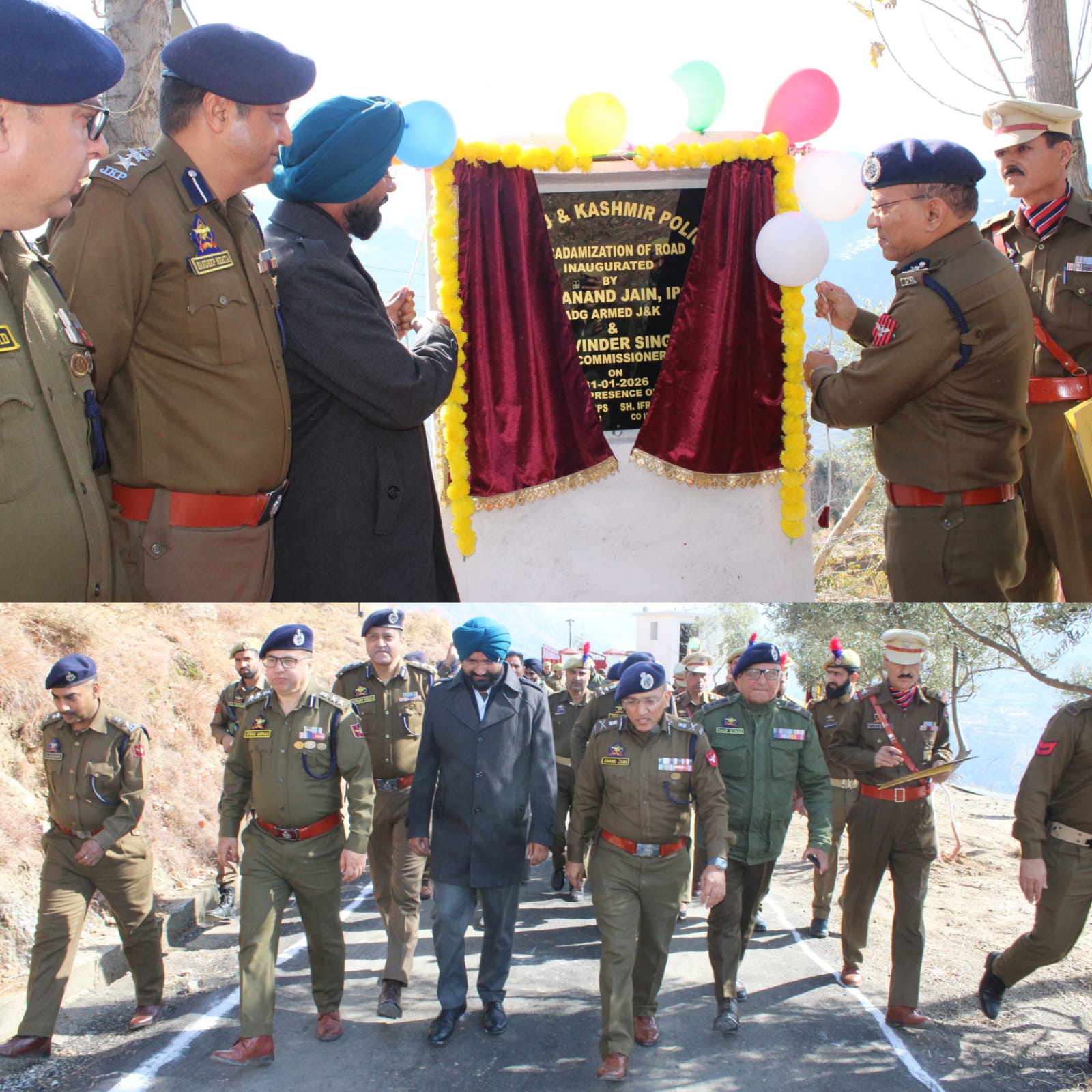 ADGP Armed J&K inaugurates Road and Jawans’ Barrack at Beoli- Doda ...
