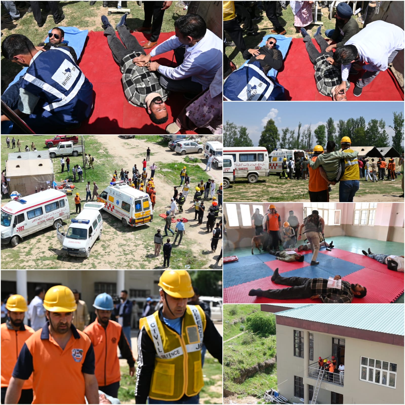 DDMA Baramulla conducts Civil Defence Mock Drill to strengthen ...