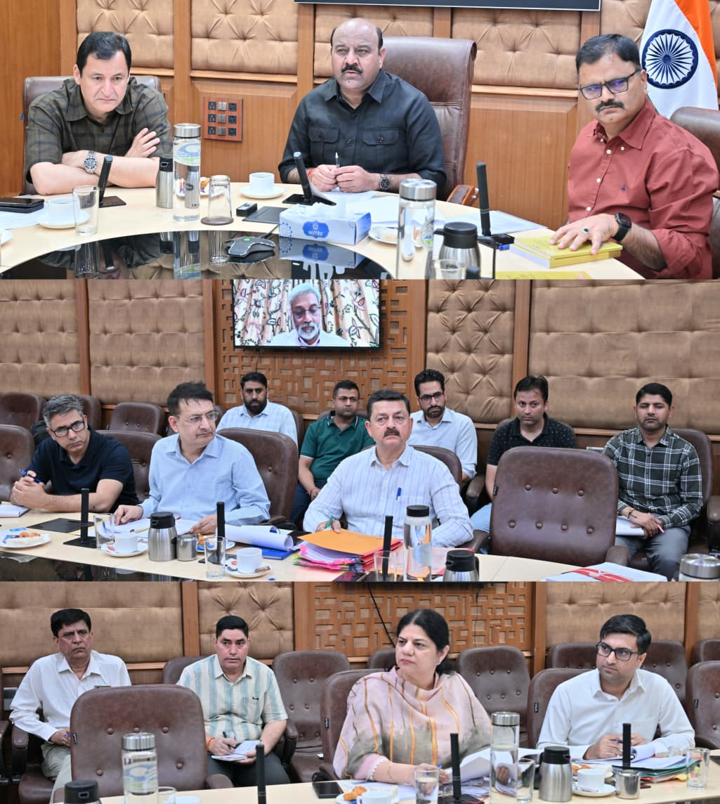 Deputy Chief Minister chairs Sub-Committee meet on Gair Mumkin Khads in ...